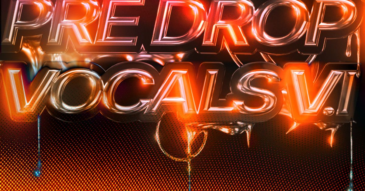 Bass Music Pre Drop Vocals V.1 | 789ten.com | Make Music Now ...